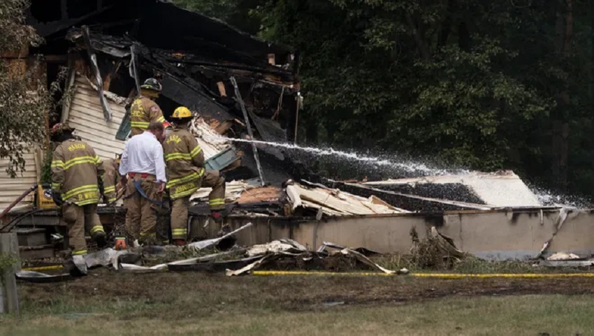 Oxygen Tank Explosion Causes House Fire in Leslie Township - Lansing Report